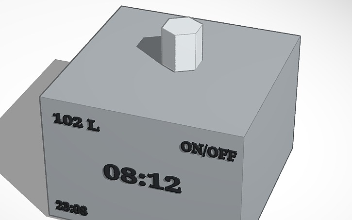 3D design Shower timer | Tinkercad