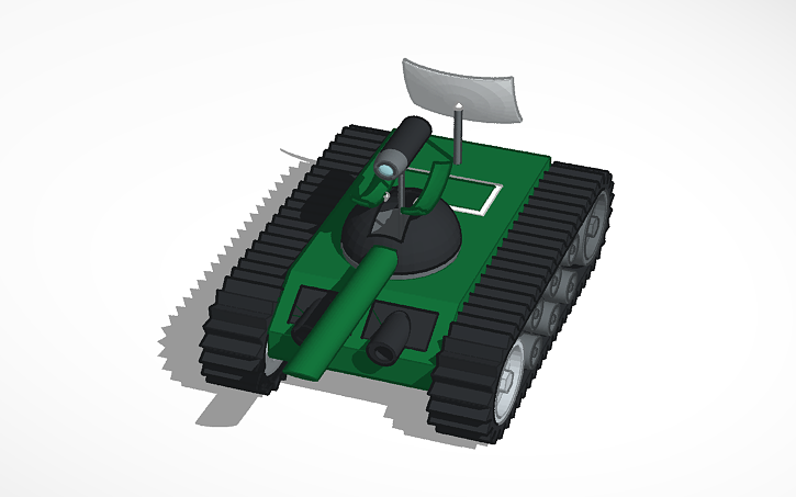 3D design Army Tank 2.0 - Tinkercad