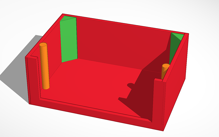 3D design MP3 Player Project Box - Tinkercad