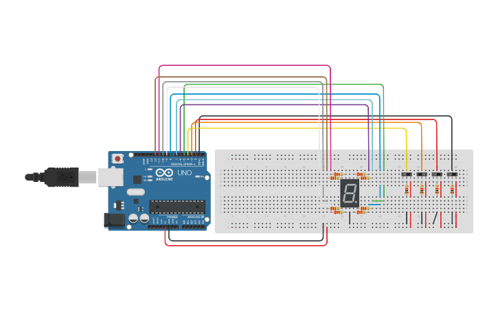 Circuit design Display_Arduino_Cristallo | Tinkercad