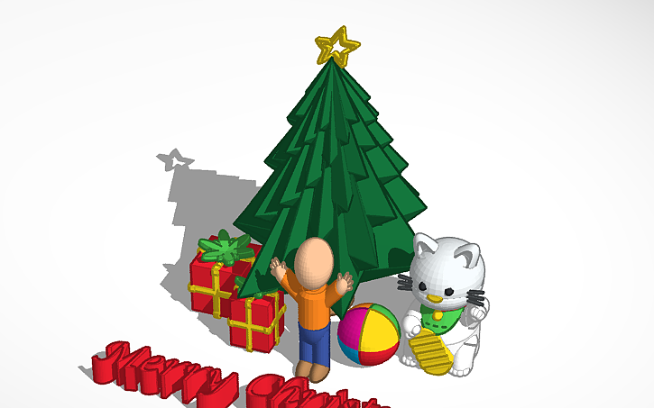 3d Design The Christmas Tree Tinkercad