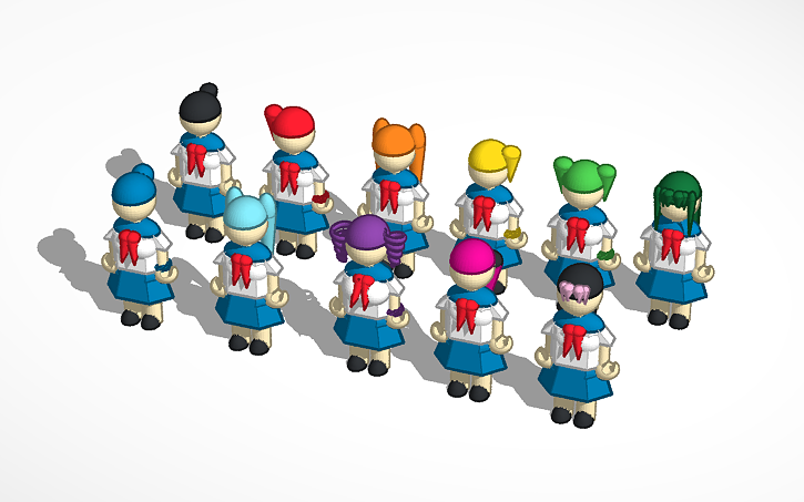 3D design #anime - Tinkercad