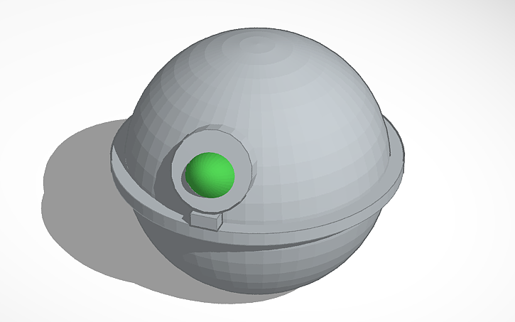 3D design death star (star wars) - Tinkercad