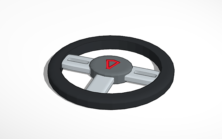 3D design Steering Wheel - Tinkercad
