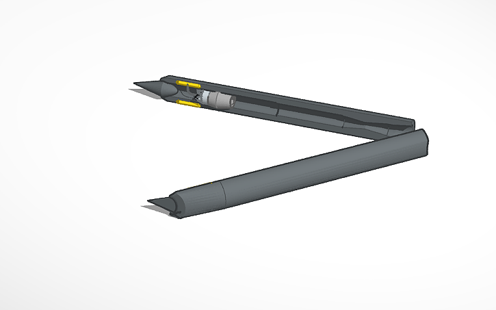 3D design ramjet engine - Tinkercad