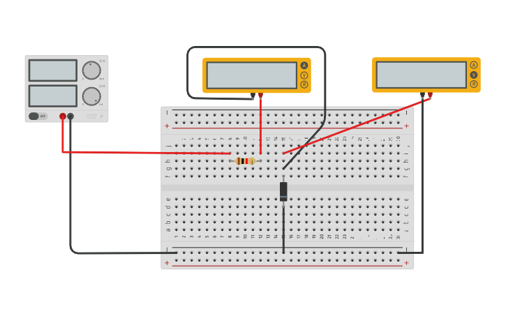 Circuit design Copy of PN junction diode forward diode - Tinkercad Circuit design Copy of PN junction diode forward diode - Tinkercad