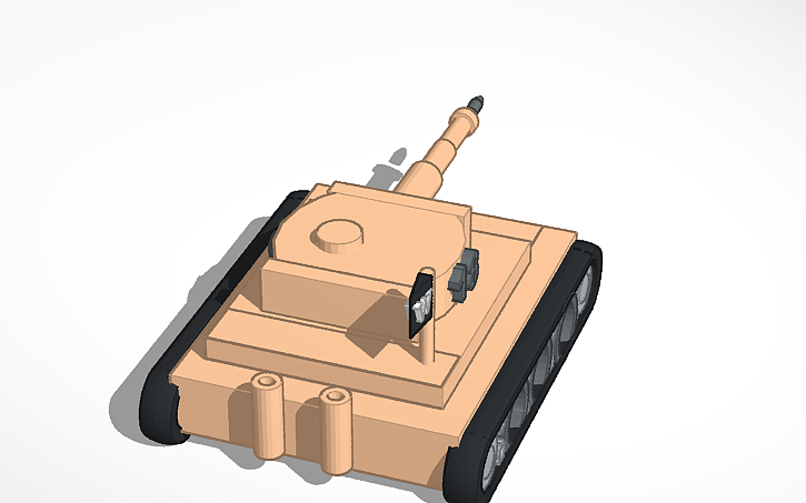 3D design Tiger Tank | Tinkercad