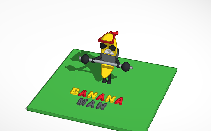 3D design BANANA MAN | Tinkercad