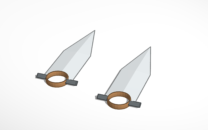 3D design Hand Blade - Tinkercad