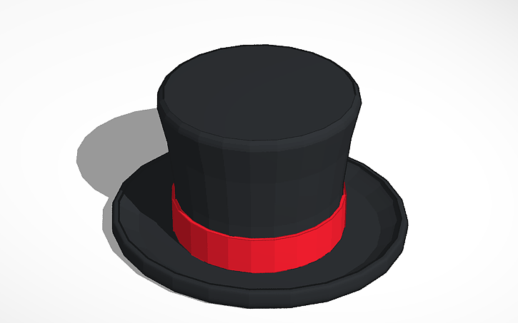 3D design Top Hat - Tinkercad