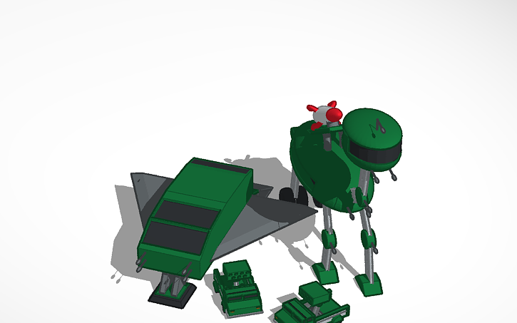 3D design futuristic military vehicles | Tinkercad