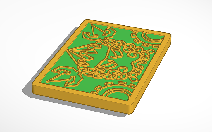 3D design Belt Buckle no texture - Tinkercad