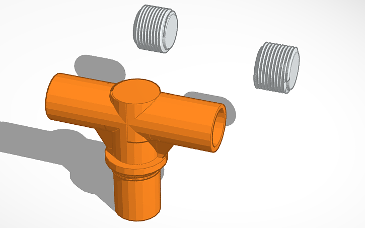 3D design sprinkler - Tinkercad