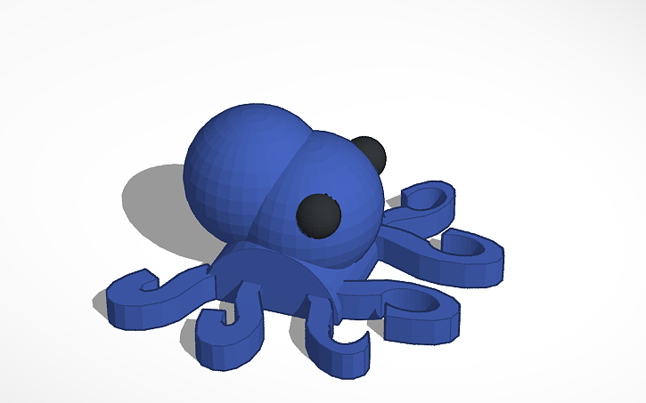 3D design Giant octopus - Tinkercad