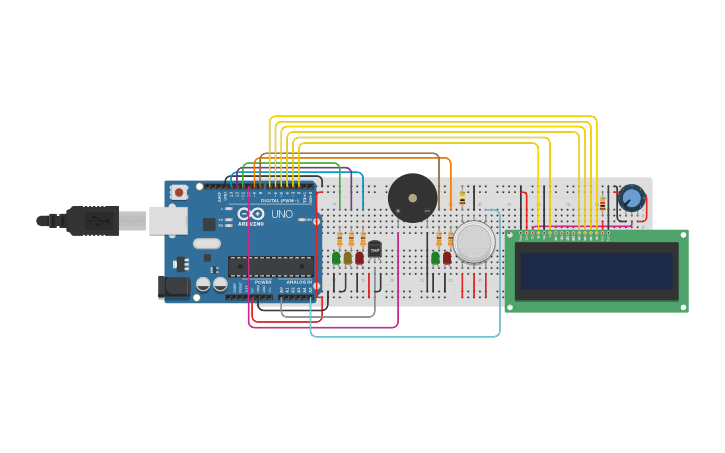 Circuit design Proyecto_Creativo - Tinkercad
