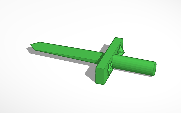 3d Design Sword Tinkercad