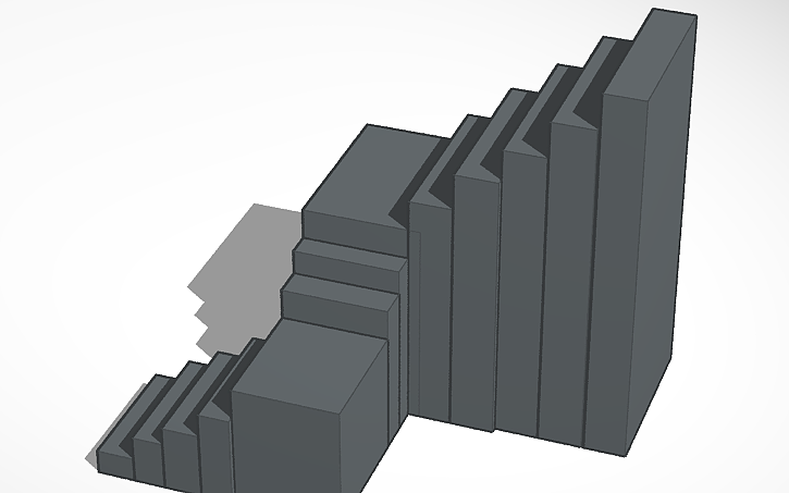 3D design Staircase - Tinkercad