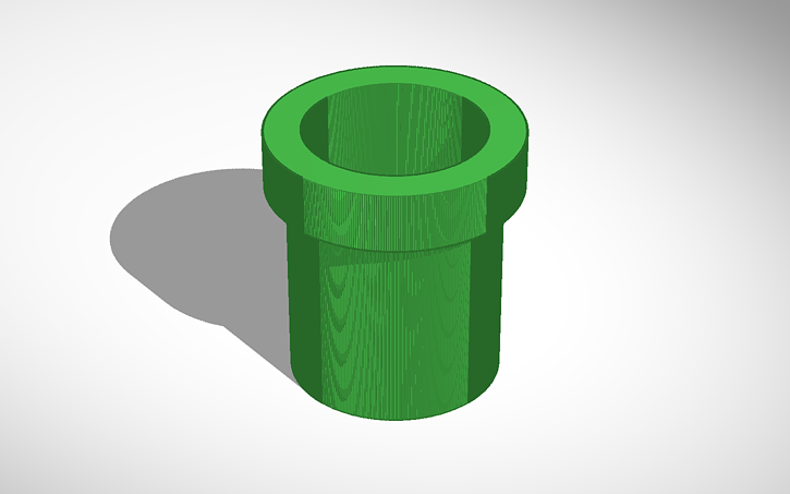 3D design mario pipe - Tinkercad