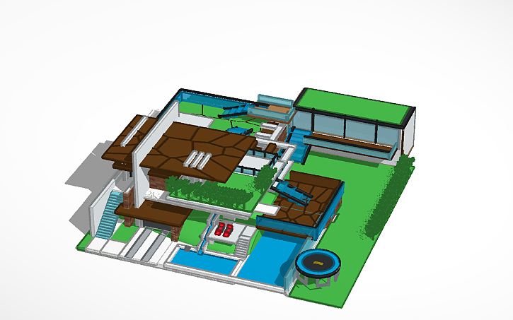 3D Design Cool House Tinkercad 3D Design Cool House Tinkercad