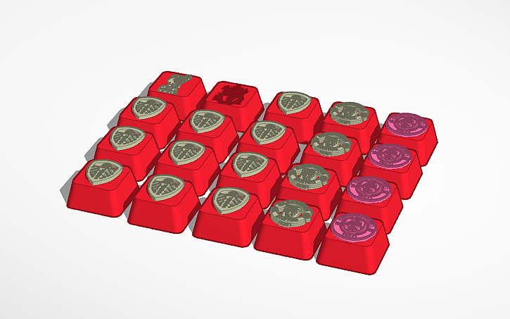 3D design football batch - Tinkercad