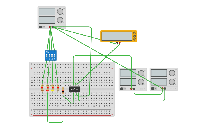 Circuit design exercicio - Tinkercad