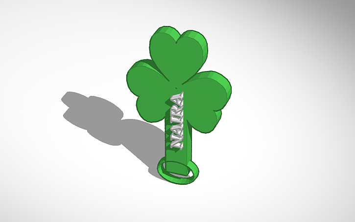 3D design Copy of TREBOL NAIRA - Tinkercad