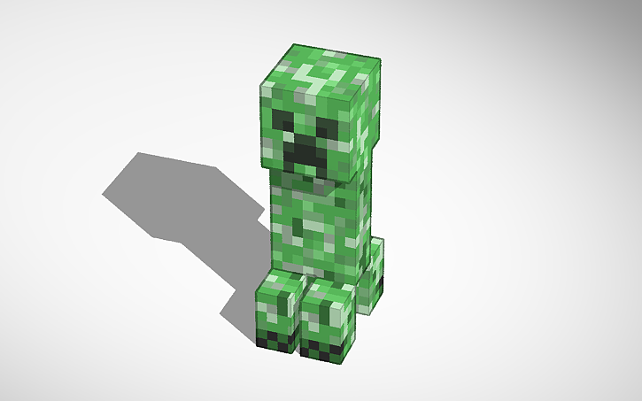 3D design Minecraft Creeper - Tinkercad