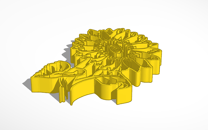 3D design flor - Tinkercad