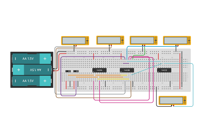Circuit design B420046-Decoder - Tinkercad