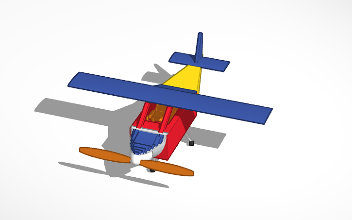 3D design plane - Tinkercad