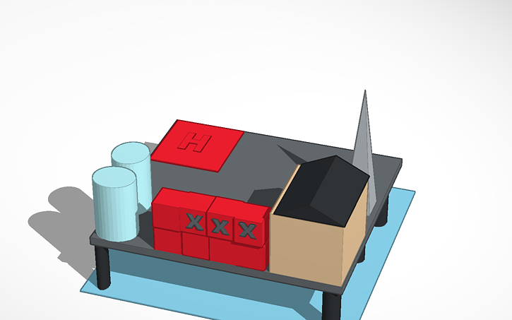 3D design Oil Rig | Tinkercad