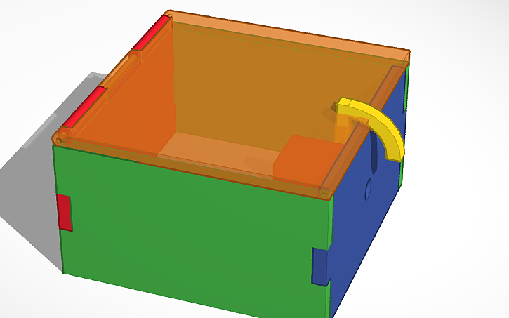 3D design useless box - Tinkercad