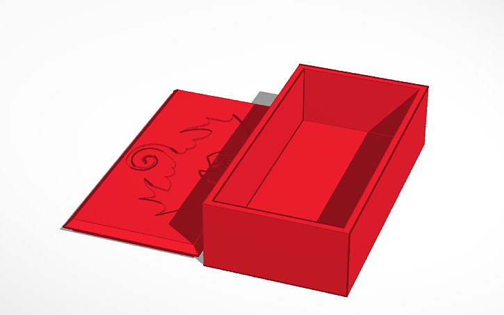 3D design Dnd dice box - Tinkercad