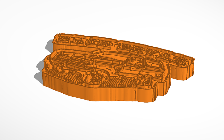 3D design Zach Bryan Keychain - Tinkercad