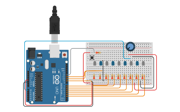 Circuit design Tarea 3 - Tinkercad