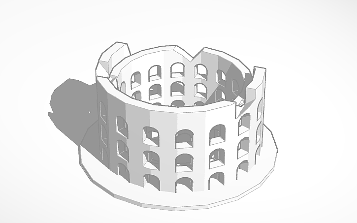3D design Colosseum - Tinkercad
