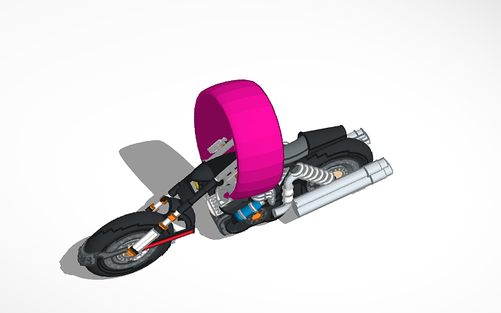 3D design Copy of awesome motercycle - Tinkercad