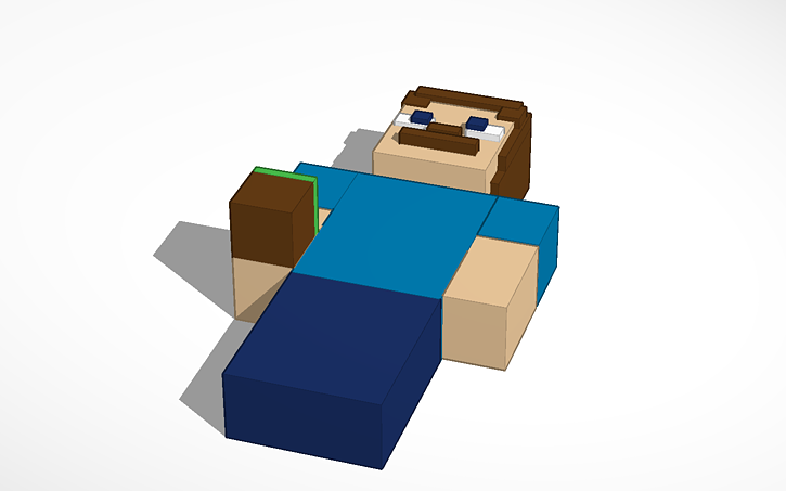 3D design Minecraft Steve | Tinkercad