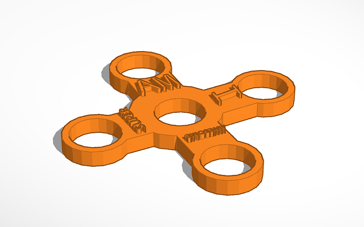 3D design Fidget Toy w/ Message | Tinkercad