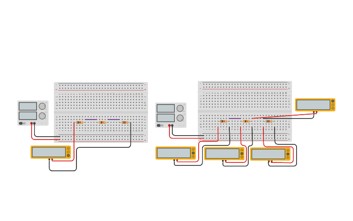Circuit design proj 1 Circuito Série | Tinkercad Circuit design proj 1 Circuito Série | Tinkercad