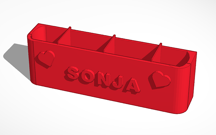 3D design Pencil holder | Tinkercad