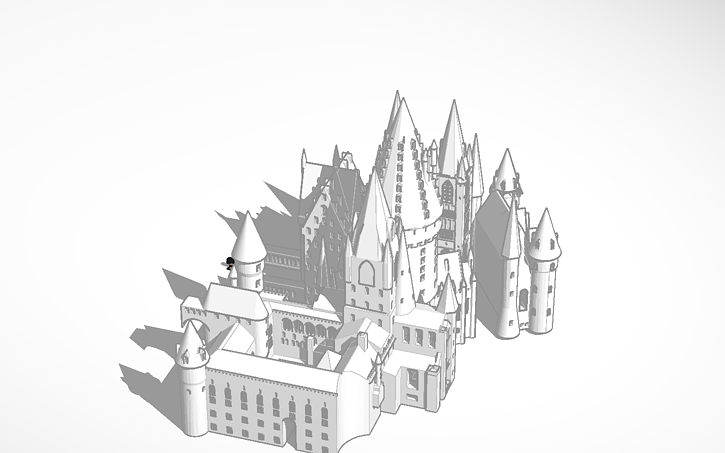 3D design Hogwarts - Tinkercad
