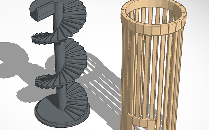 3D design STAIRCASE | Tinkercad