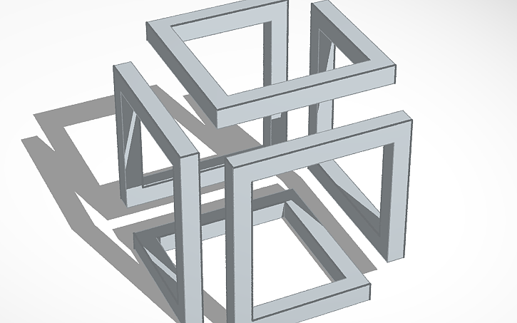 3d Design 3d Infinity Cube Tinkercad