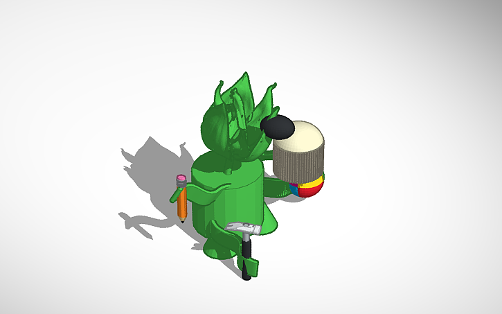 3D design Space Alien - Tinkercad