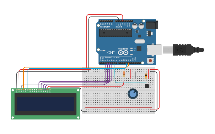 Circuit Design Programming Lcd With Arduino Liquidcrystal Library Tinkercad 4419