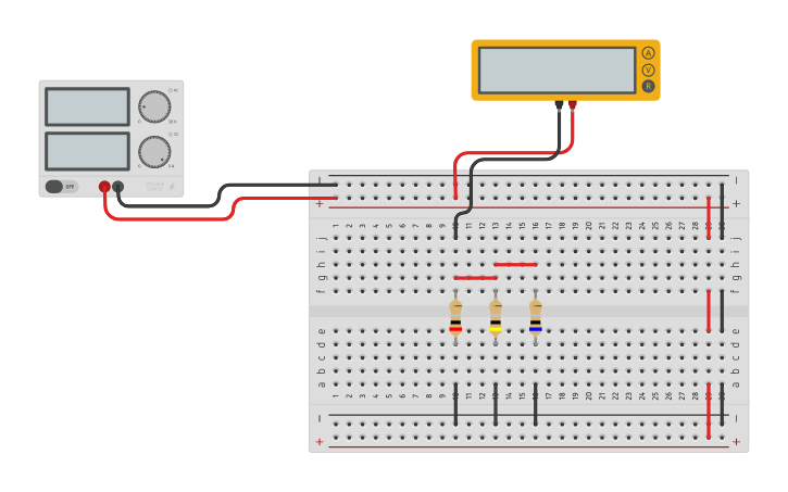 Circuit design circuito paralelo - Tinkercad