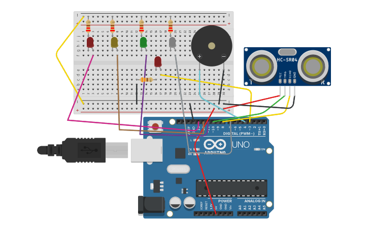 Circuit Design Buzzer Tinkercad