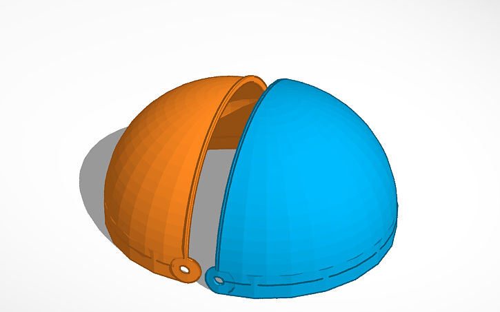 3D design 2 part cover - Tinkercad