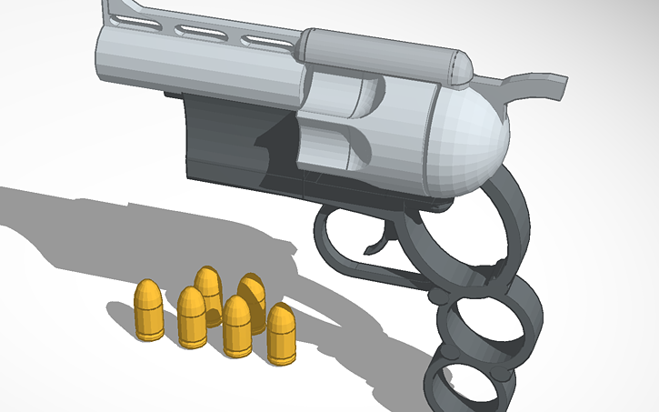3D design Toy revolver | Tinkercad